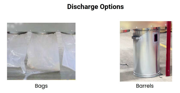 Legend - Open Baghouse Collectors - Please specify Voltage - Dust Fume Mist